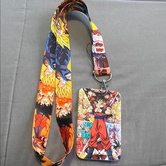 Accessories | Dbz Dragon Ball Z Anime Lanyard And Id Card Holder | Poshmark